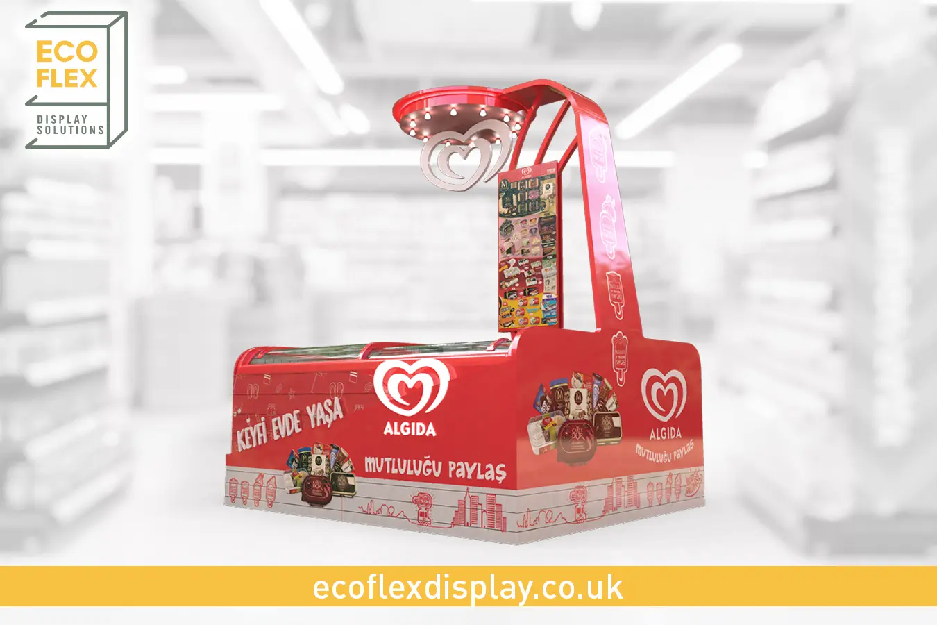 Dump Bins & Central Displays - ECOFLEX Display Solutions