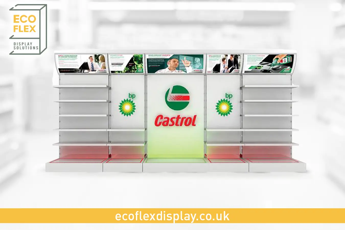 Shelf and Corrugated Tray Displays - ECOFLEX Display Solutions